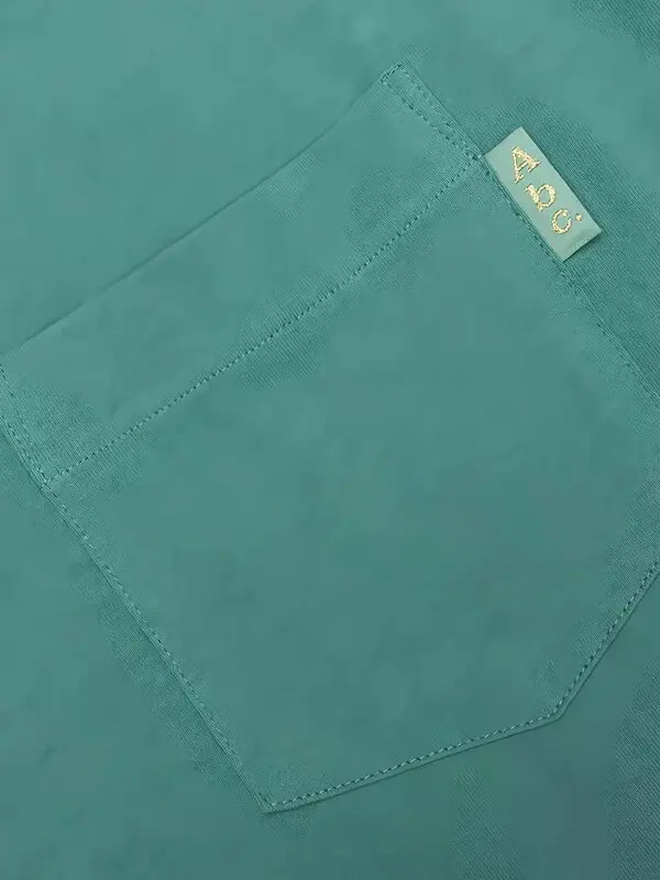 ADVISORY BOARD CRYSTALS Patch-pocket Short-sleeve T-shirt - Blue