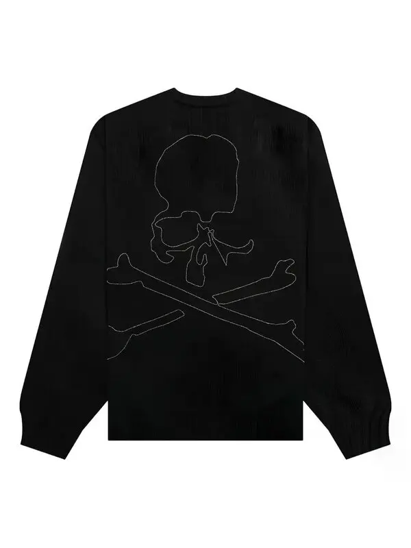 MASTERMIND WORLD Skull Crossbones-embroidered Sweater