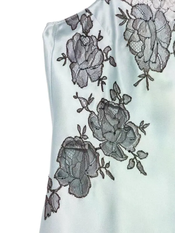 Carine Gilson Satin Slip Dress