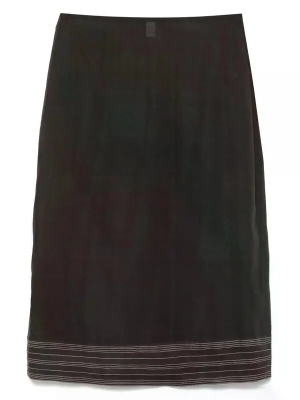 Carine Gilson Silk Slip Skirt