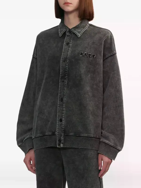 A BATHING APE Logo-embroidered Button-down Shirt