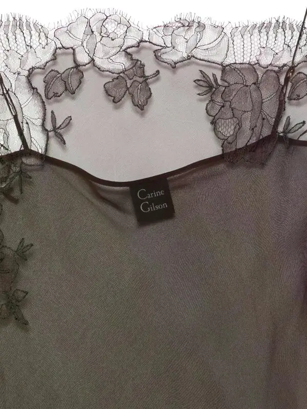 Carine Gilson Silk Dressing Gown
