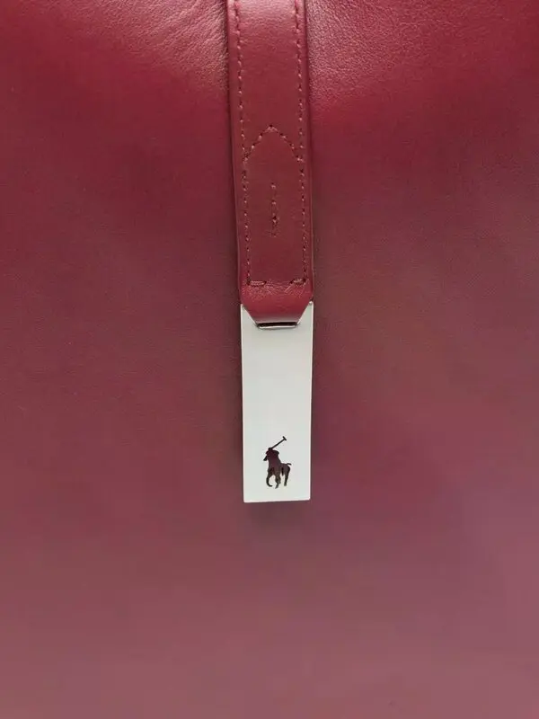 Polo Ralph Lauren Leather Shoulder Bag - Red