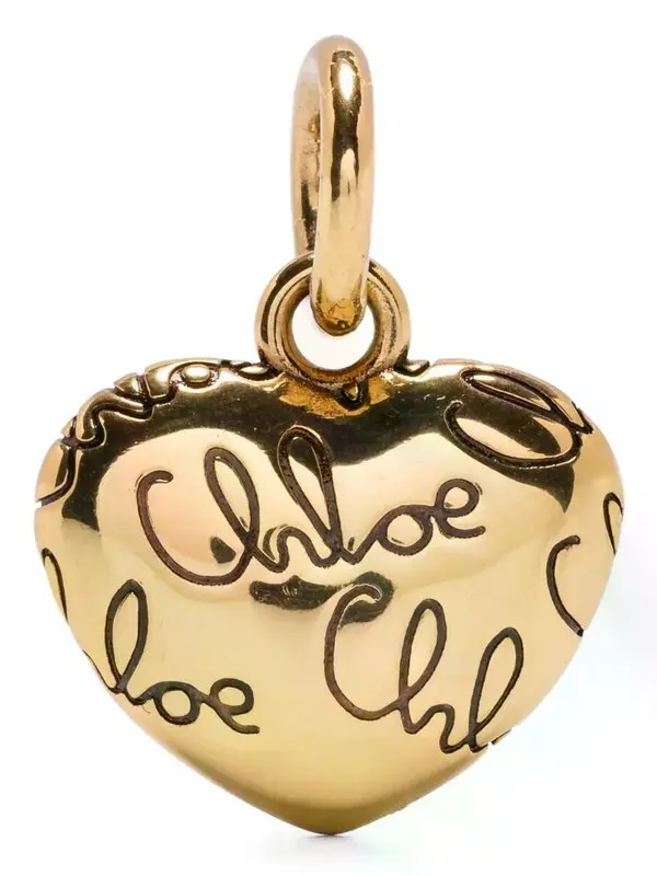 Chloé Heart-shaped Pendant Necklace - Gold
