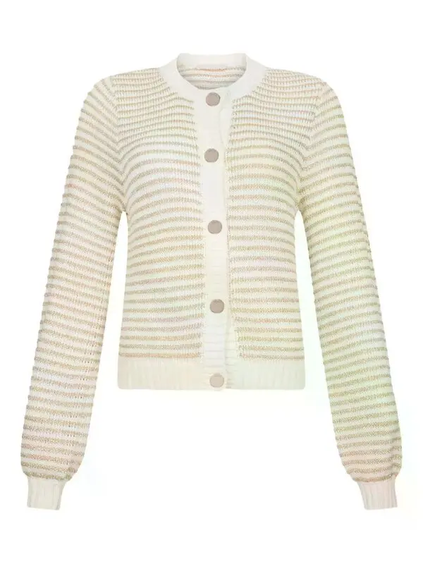Liu Jo Striped Button Cardigan