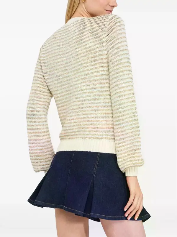 Liu Jo Striped Button Cardigan