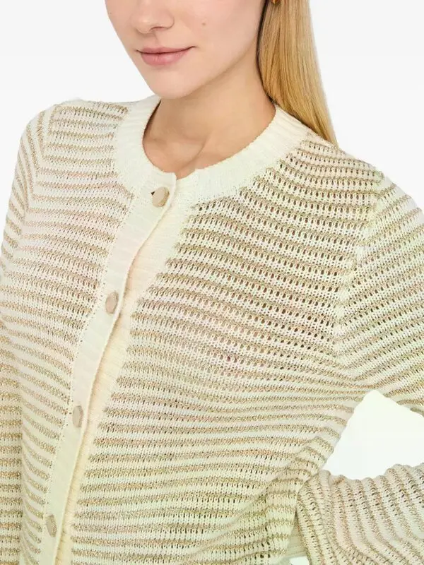 Liu Jo Striped Button Cardigan