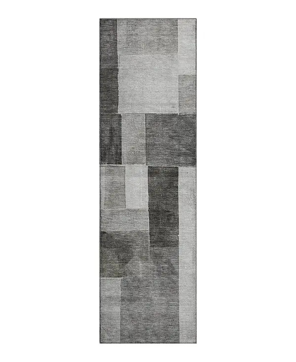 DALYN RUG COMPANY Dalyn Neo No15 Runner Area Rug, 2'3 X 7'6 - Pewter