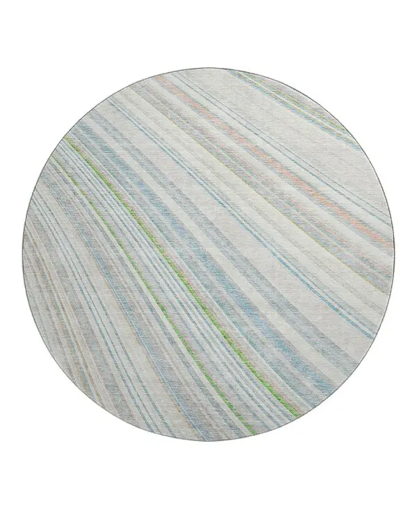 DALYN RUG COMPANY Dalyn Neo No14 Round Area Rug, 8' X 8 - Ivory