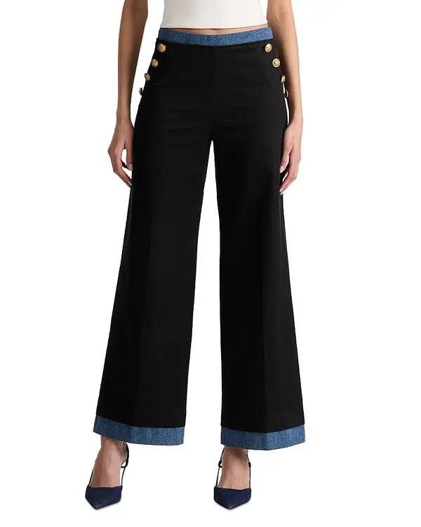 Alice + Olivia Narin Button Front Pants