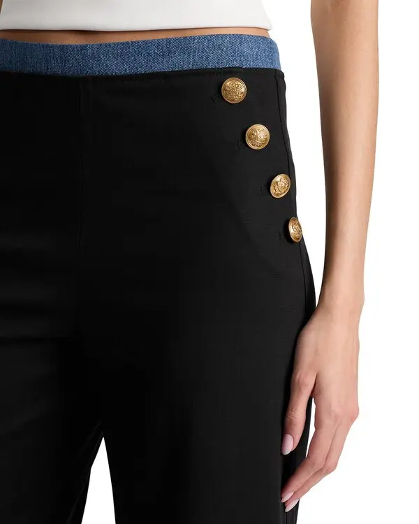Alice + Olivia Narin Button Front Pants