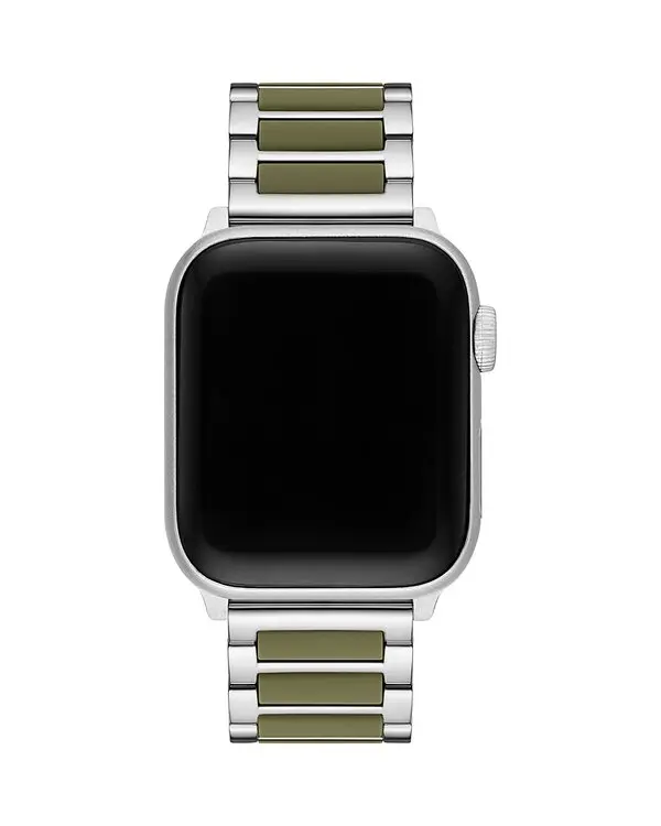 Tory Burch Kira Square Bracelet For Apple Watch - Green/silver