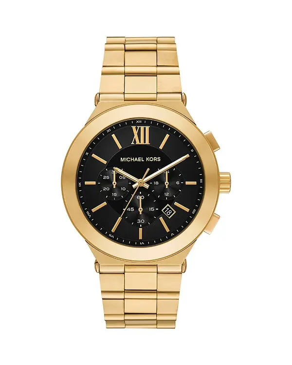 Michael Kors Chronograph, 44mm - Black/gold