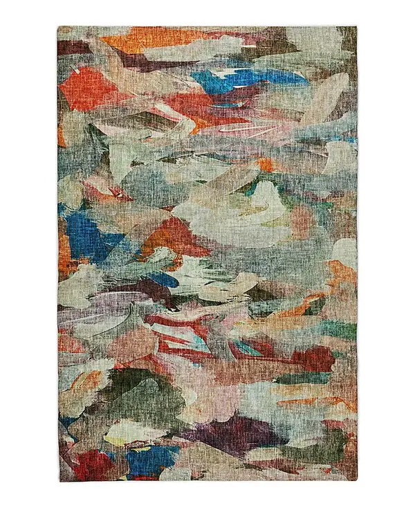 DALYN RUG COMPANY Dalyn Boca Washable Bo8 Area Rug, 5' X 7'6 - Paprika