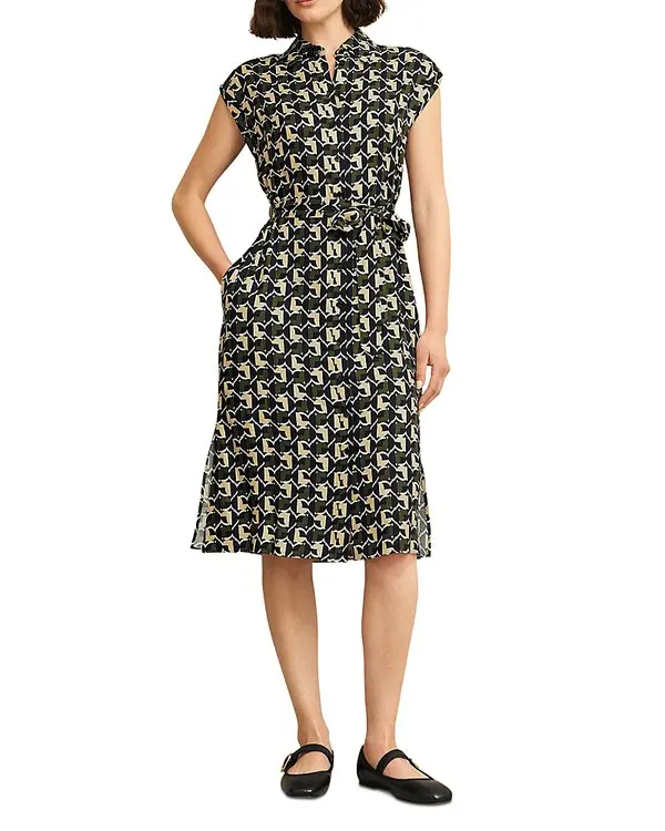 HOBBS LONDON Petite Kalinda Midi Shirt Dress