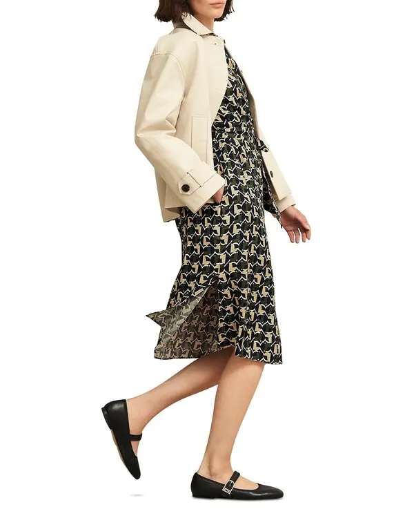 HOBBS LONDON Petite Kalinda Midi Shirt Dress