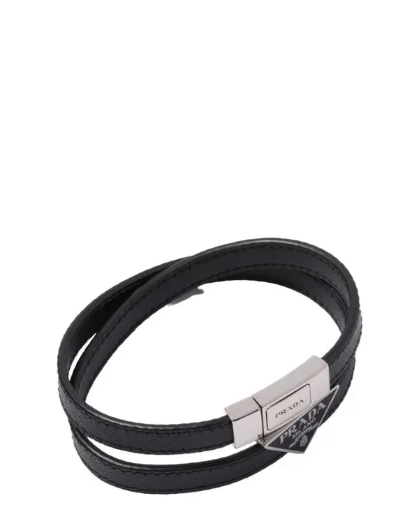 Prada Saffiano Leather Bracelet