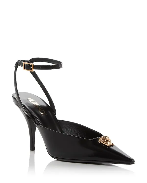 Versace Medusa Pointed Pumps