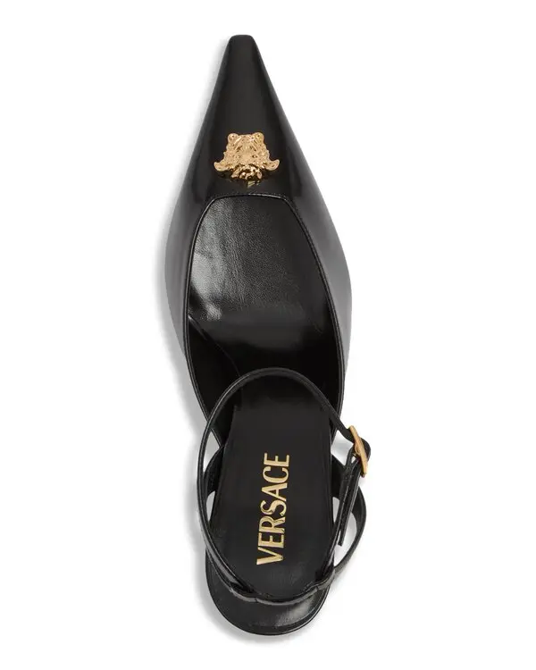 Versace Medusa Pointed Pumps