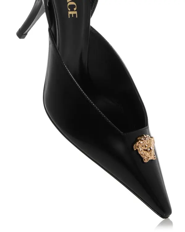 Versace Medusa Pointed Pumps