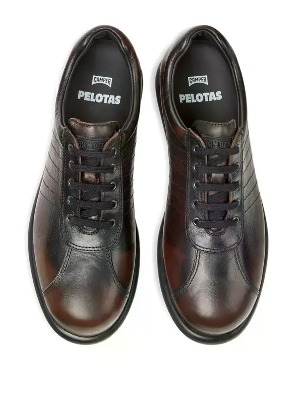 Camper Pelotas Leather Lace-up Sneakers - Red