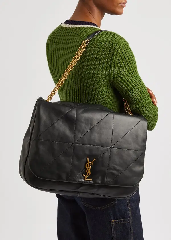 Saint Laurent Jamie Xl Leather Shoulder Bag