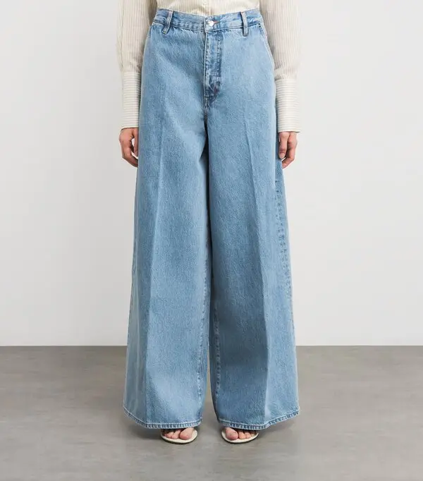 FRAME The Drape Wide-leg Jeans