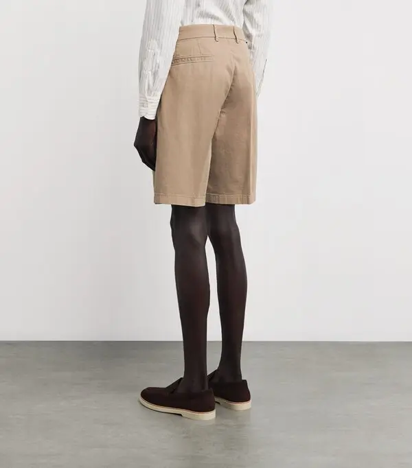 Canali Cotton Bermuda Shorts
