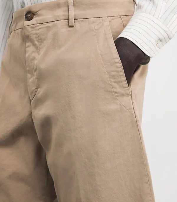 Canali Cotton Bermuda Shorts