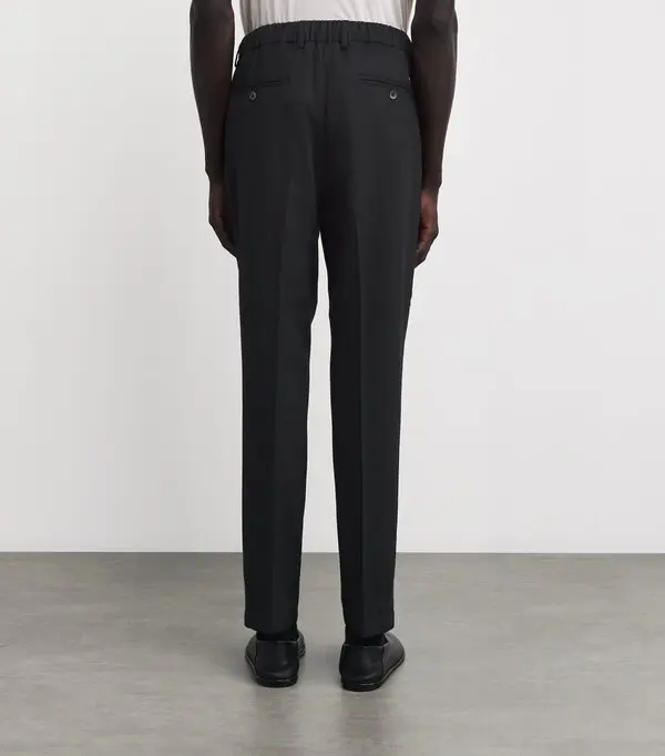 Herno Silk-cashmere Cargo Trousers
