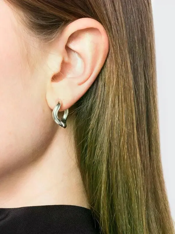 Charlotte Chesnais Small Wave Loop Earrings