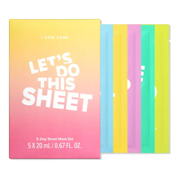 I DEW CARE Let's Do This Sheet 5-day Sheet Mask Set - One-color