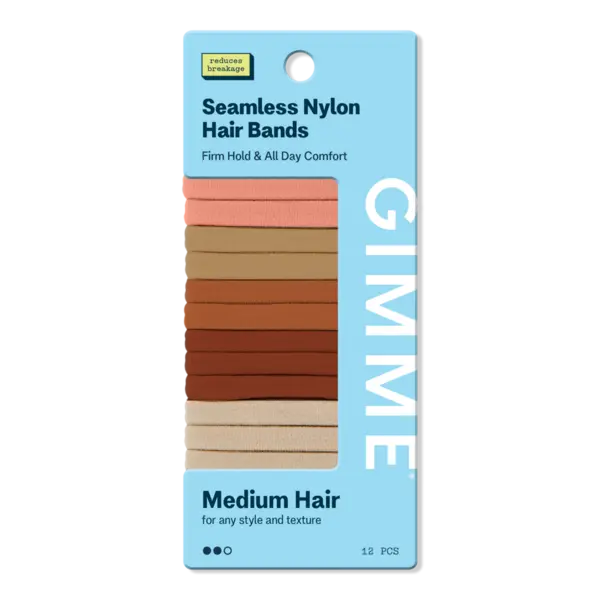 GIMME BEAUTY Hair Ties 12-count - Warm Colors