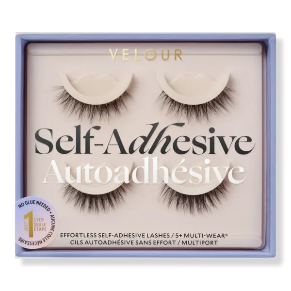 VELOUR Effortless Self-adhesive Lashes 2-pack - One-color