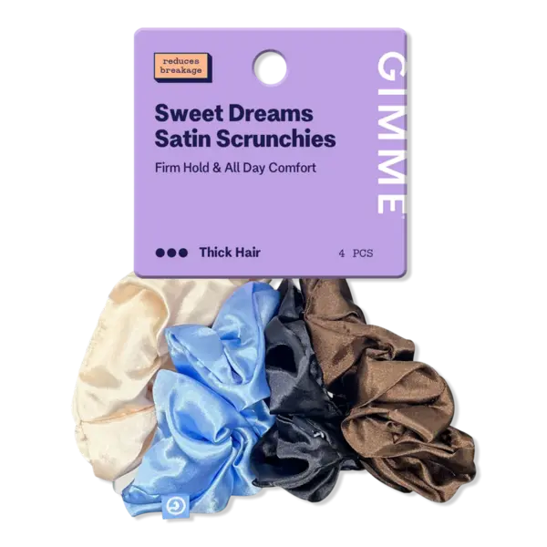 GIMME BEAUTY Satin Hair Scrunchies - Multi-color