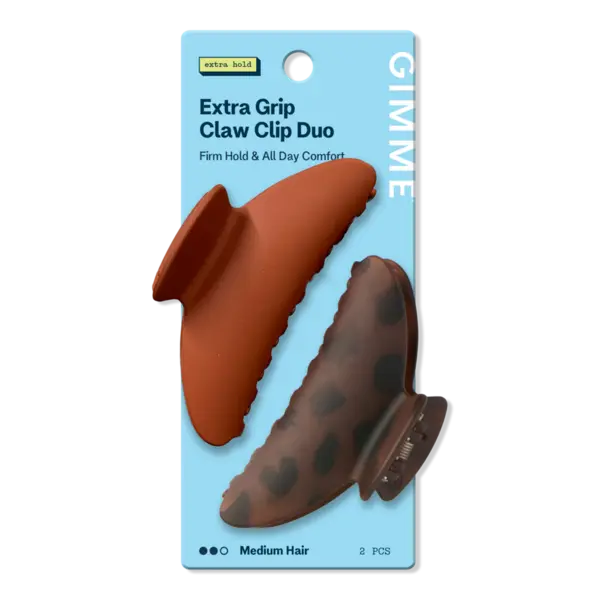 GIMME BEAUTY Fashion Claw Clip For Medium Hair - Red/tortoise