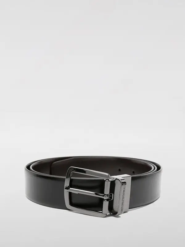 Emporio Armani Leather Belt - Brown