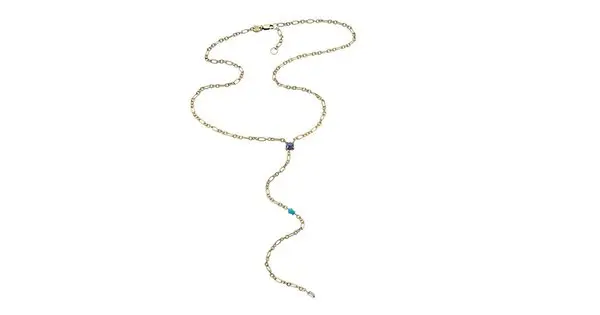 Jennifer Zeuner Jewelry Yamila Lariat Necklace - One-color