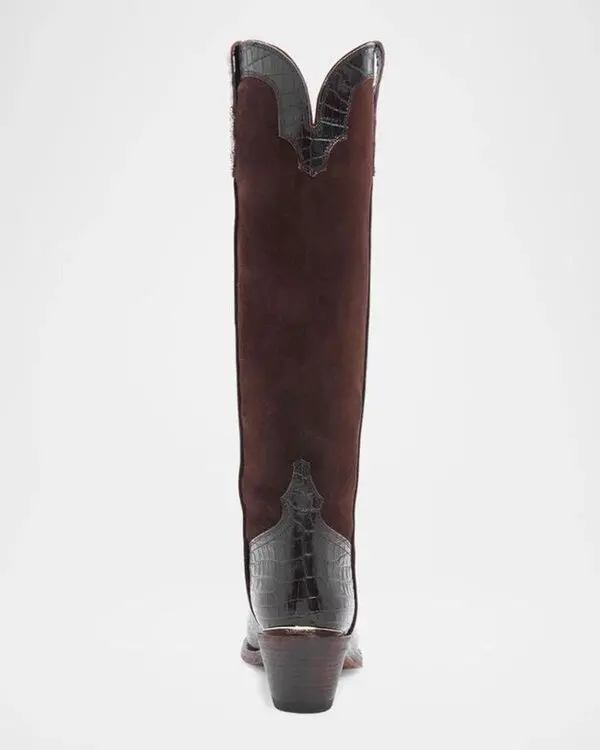 Partlow Mira Western Knee Boots - Moro