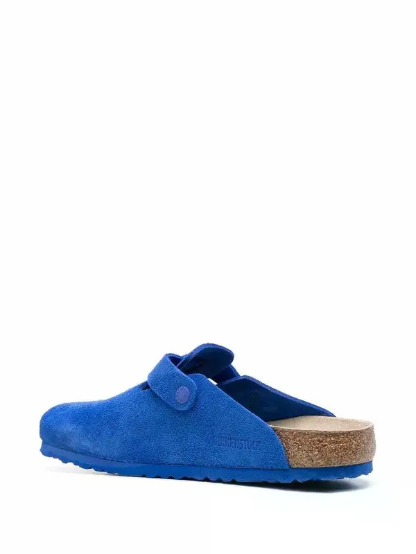 BIRKENSTOCK Boston Suede Sandals - Blue