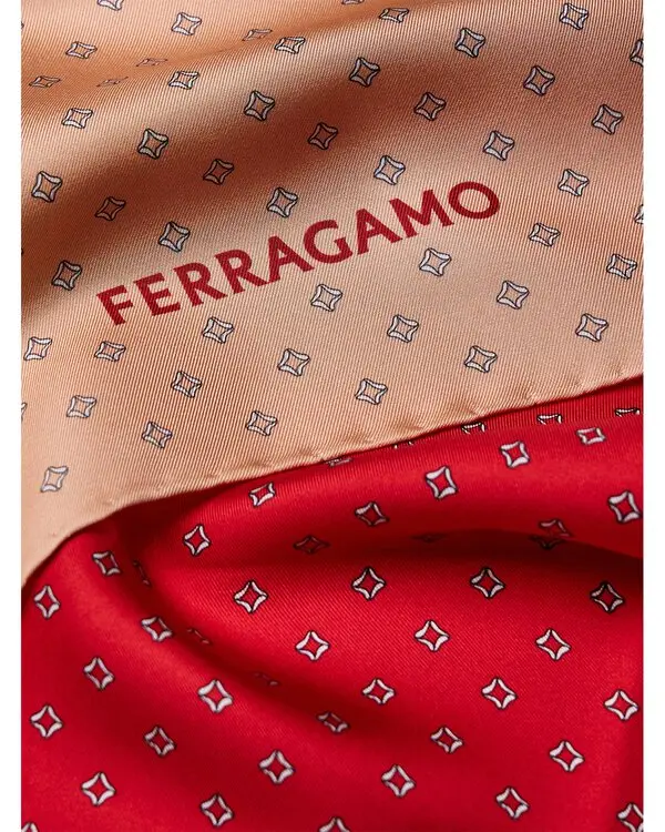 FERRAGAMO Madras Silk Scarf