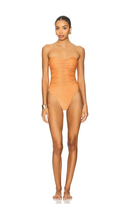 Devon Windsor Penelope Full Piece Swimsuit - Clementine