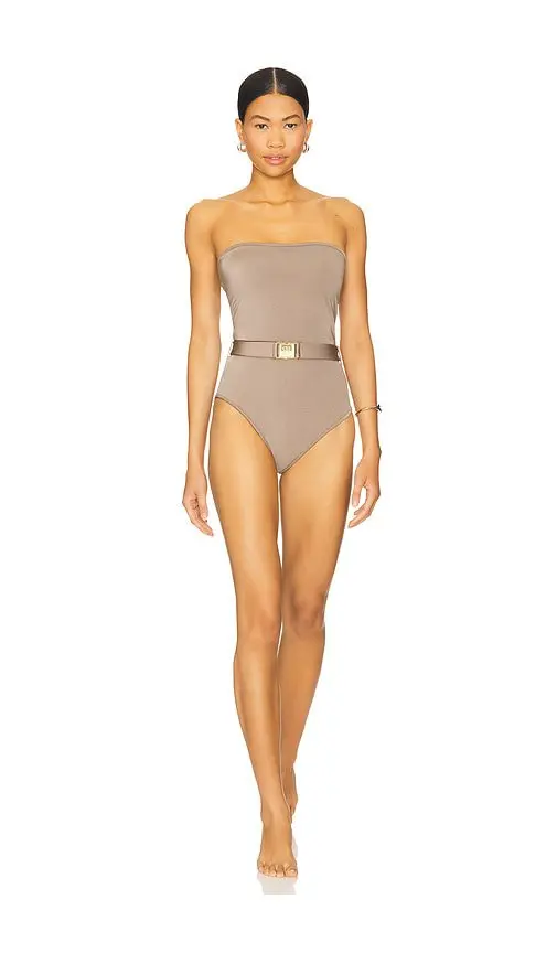 CIN CIN Classic One Piece Swimsuit - Latte