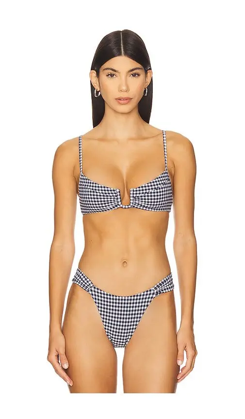L*Space Peyton Bikini Top - Atta Girl Gingham