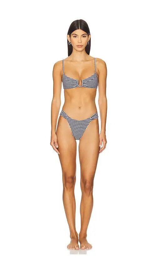 L*Space Peyton Bikini Top - Atta Girl Gingham