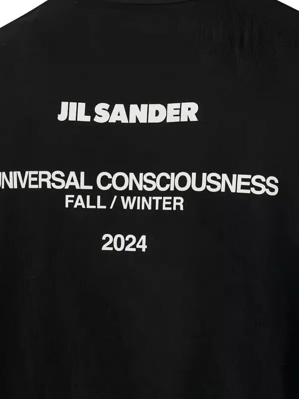 JIL SANDER Crew-neck Logo-print T-shirt