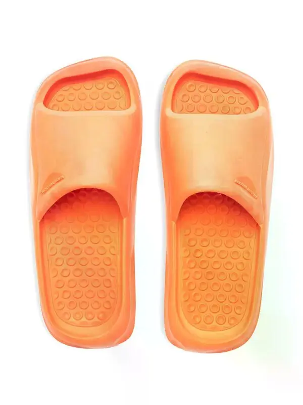 Heron Preston Logo-embossed Slides - Orange
