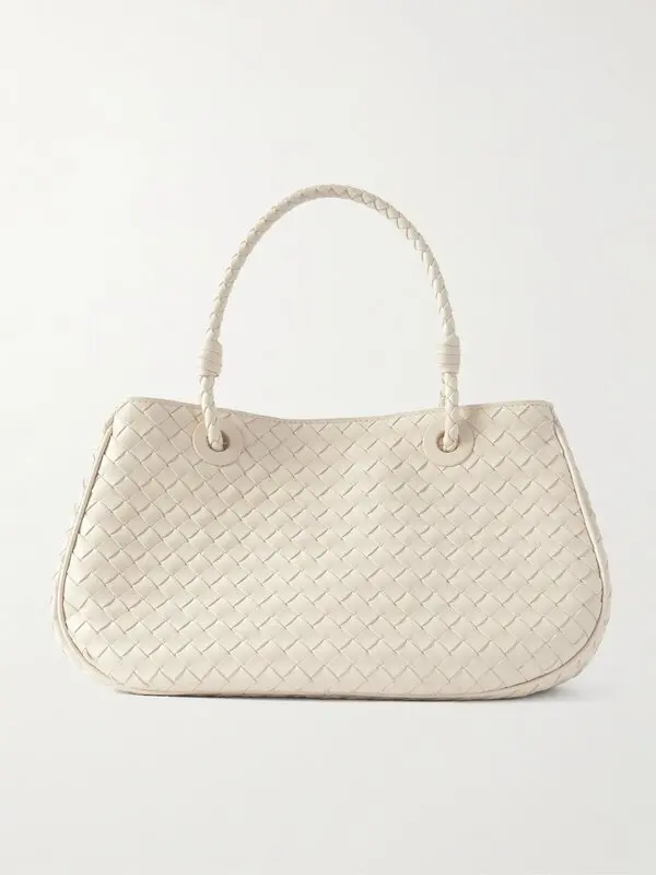 Bottega Veneta Basket Medium Intrecciato Leather Tote - Neutrals