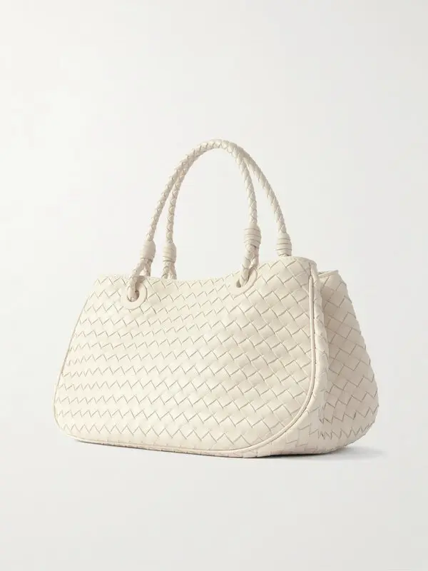 Bottega Veneta Basket Medium Intrecciato Leather Tote - Neutrals