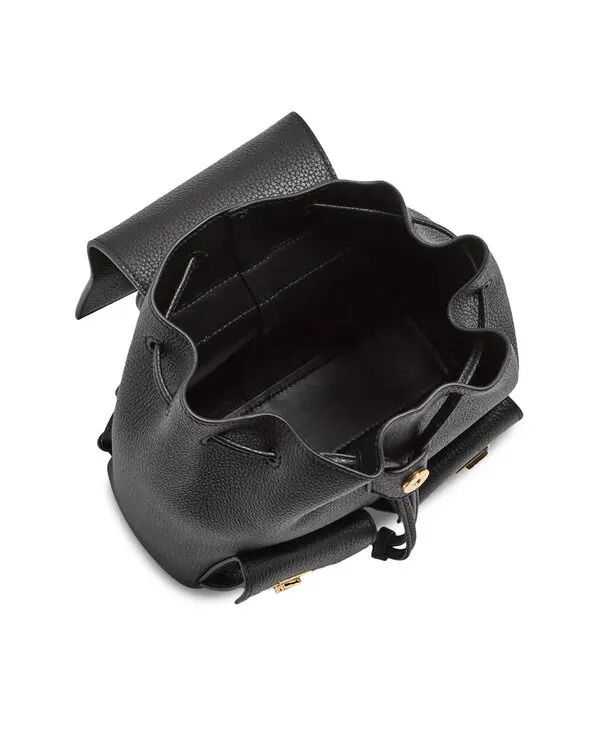 FERRAGAMO Gancini Leather Backpack - Nero